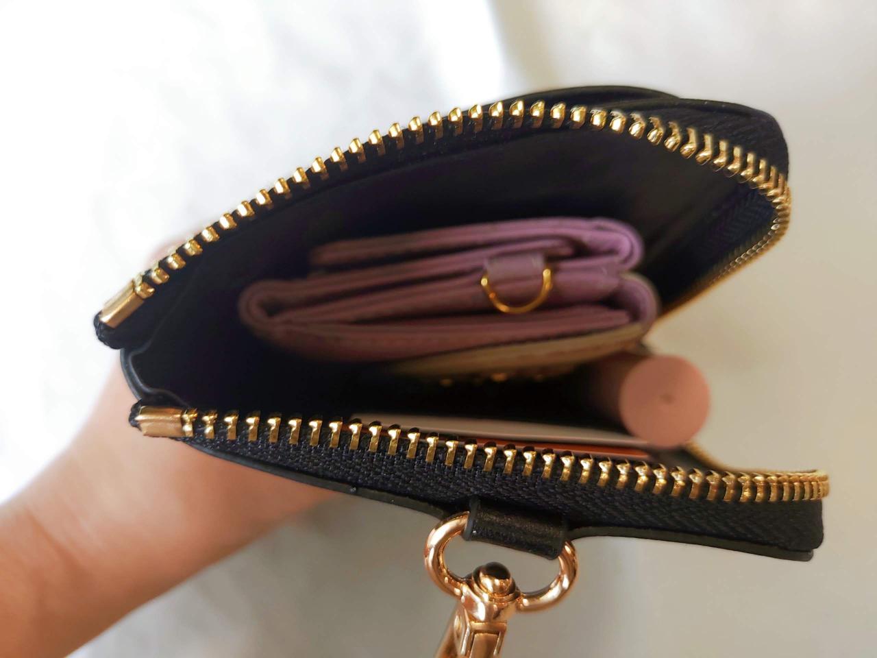 高級感があってオシャレ♪【kippisの2連ショルダーバッグ】裏地は北欧柄で使い勝手も （写真 16/29） - mimot.(ミモット)