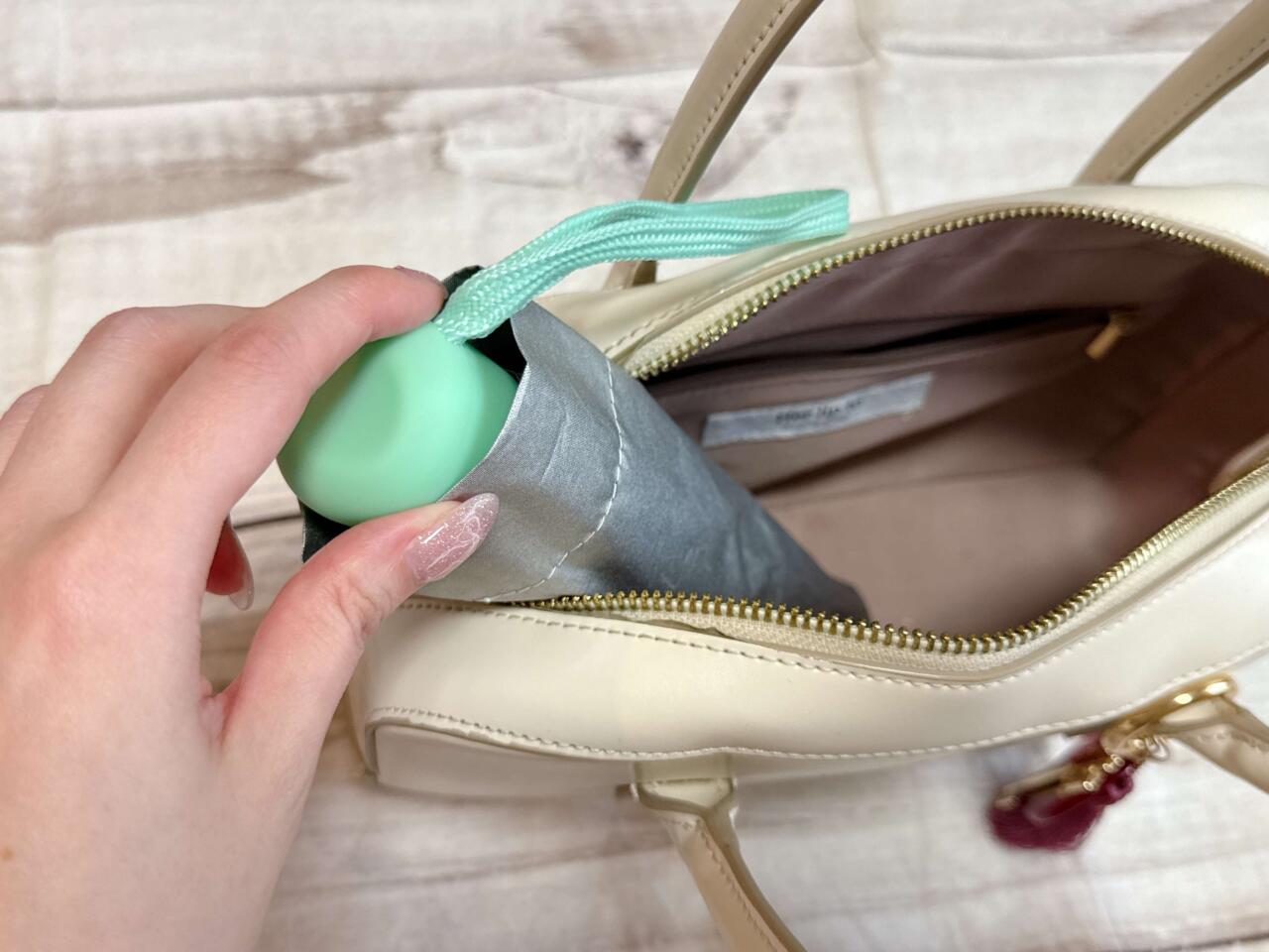 これ付録とは思えない…！紀ノ国屋コラボの「晴雨兼用折りたたみ傘」オシャレ配色が最大の推しポイント♪（写真 13/18） - mimot.(ミモット)