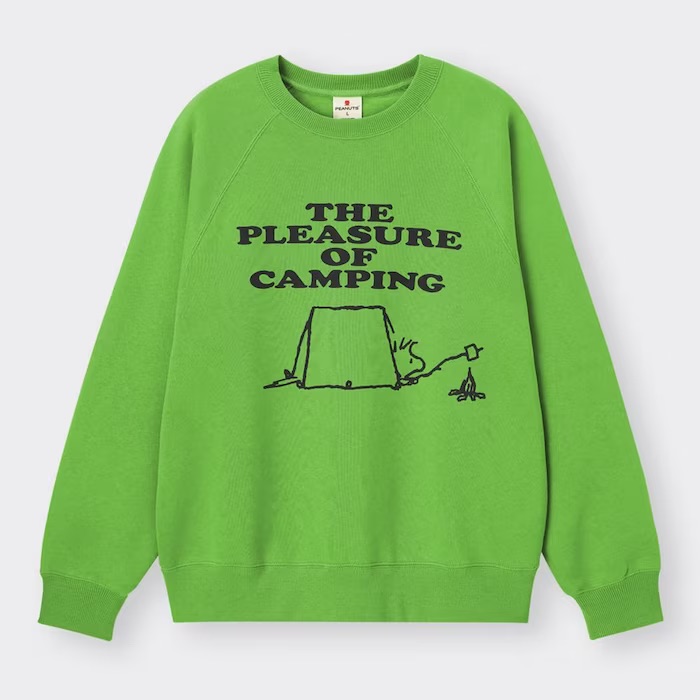 GUからピーナッツ新作が出るよ！冬のレジャーを楽しむスヌーピーと仲間たちがスウェットに♪（写真 3/20） - mimot.(ミモット)