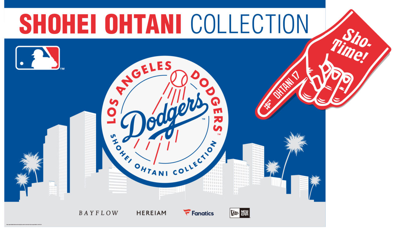 大谷翔平の公式ロゴでキメる！BAYFLOWから特別デザイン「Tシャツ＆キャップ」出るよ♪NEW ERAコラボも！ - mimot.(ミモット)