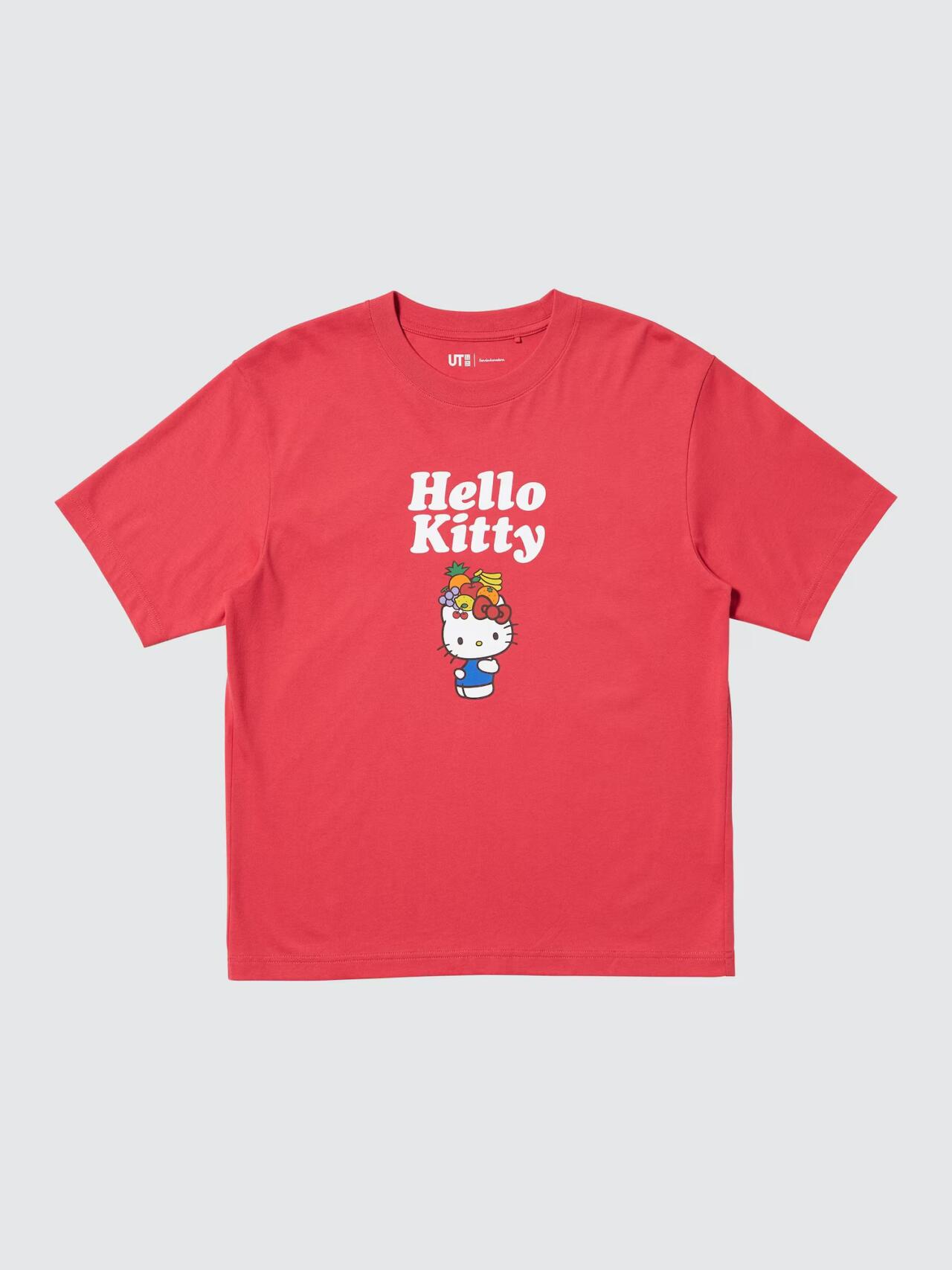 【UNIQLO×サンリオ新作】フルーツのカラフルさがトレンドを演出！サンリオキャラの可愛すぎるTシャツでるよ♪ - mimot.(ミモット)