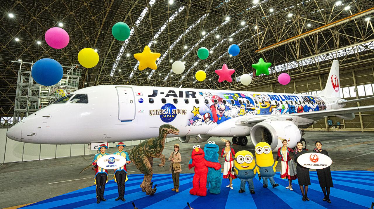 ミニオンたちが空を飛ぶ♪【USJ×JAL】特別ラッピング飛行機が就航！限定ステッカー配布も - Medery. Character's