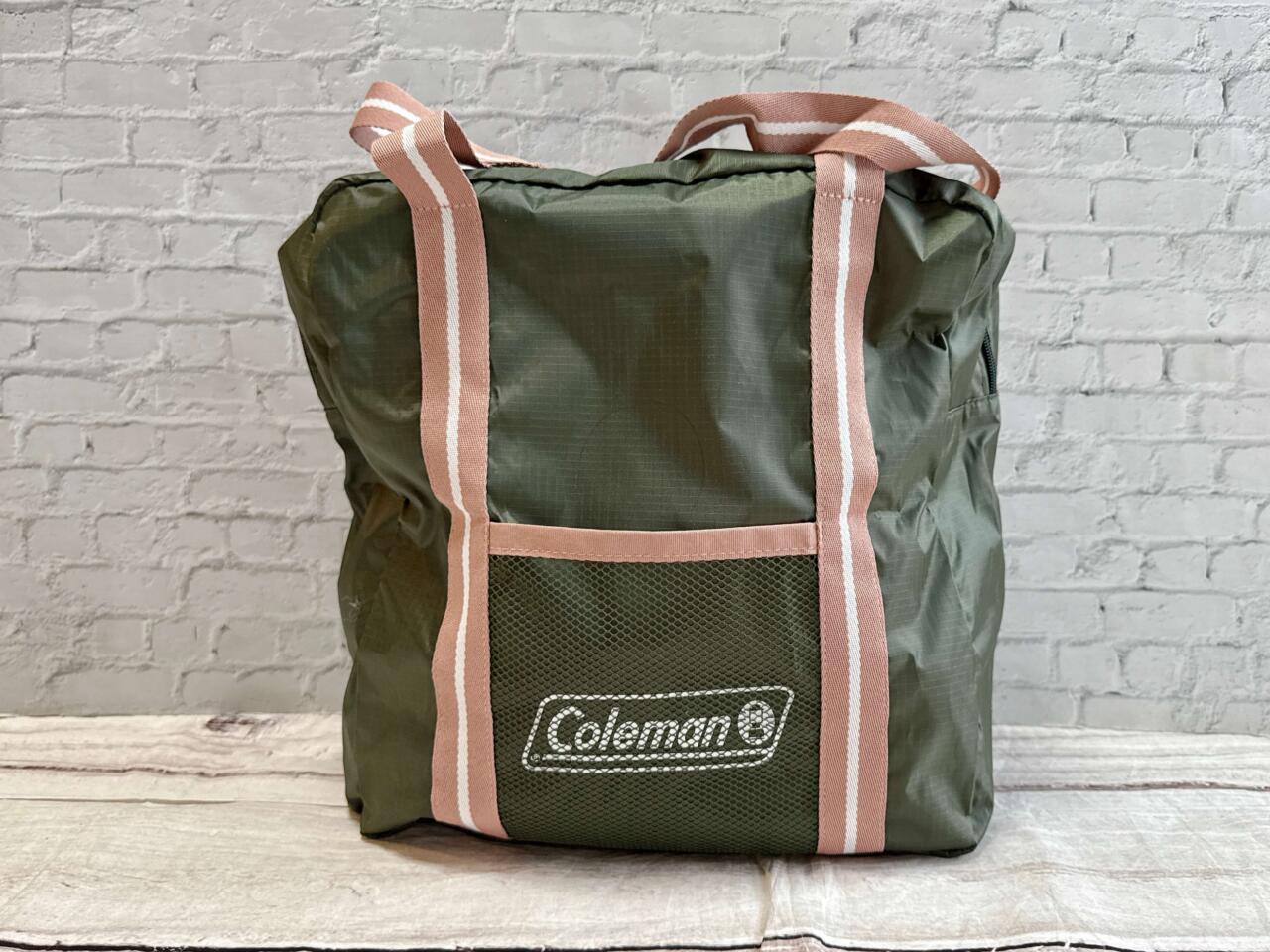 Colemanのすごい便利なバッグ付録でたよ！大容量＆軽量でカーキとくすみピンクの持ち手がおしゃれ♪（写真 17/29） - mimot.(ミモット)