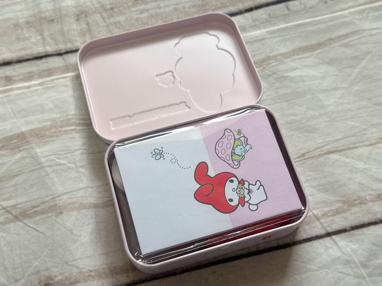 【雑誌付録】マイメロディの缶ケース入り文具セットでたよ！めちゃくちゃカワイイ豪華10点セット♪（写真 9/35） - mimot.(ミモット)