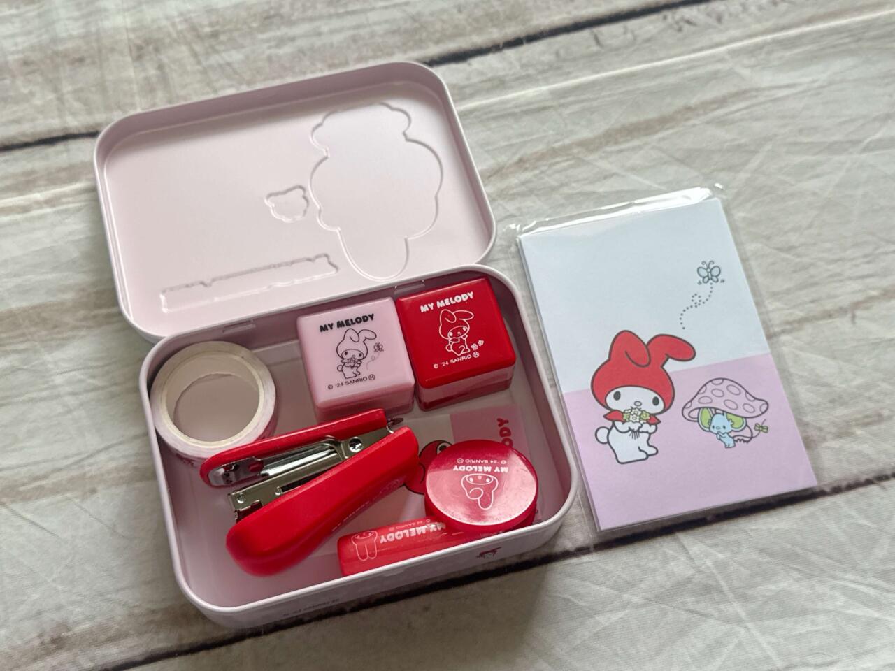 【雑誌付録】マイメロディの缶ケース入り文具セットでたよ！めちゃくちゃカワイイ豪華10点セット♪（写真 10/35） - mimot.(ミモット)