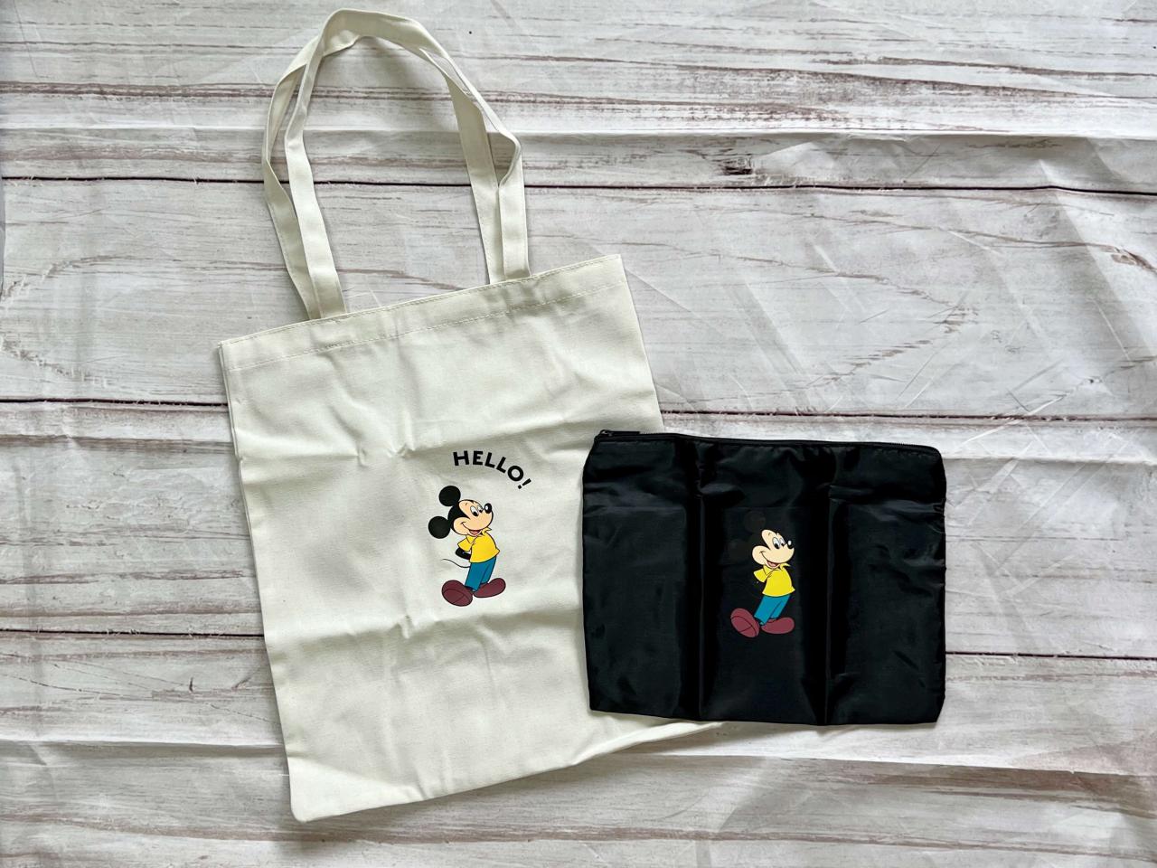 ミッキーの「トートバッグ＆ポーチ」がモノトーンで大人カワイイ！【otona MUSE付録】（写真 5/26） - mimot.(ミモット)