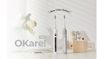 電動歯ブラシ「OKare!PRO」に新色、「シルバーグレー」「パールホワイト」の2色 - ウレぴあ総研