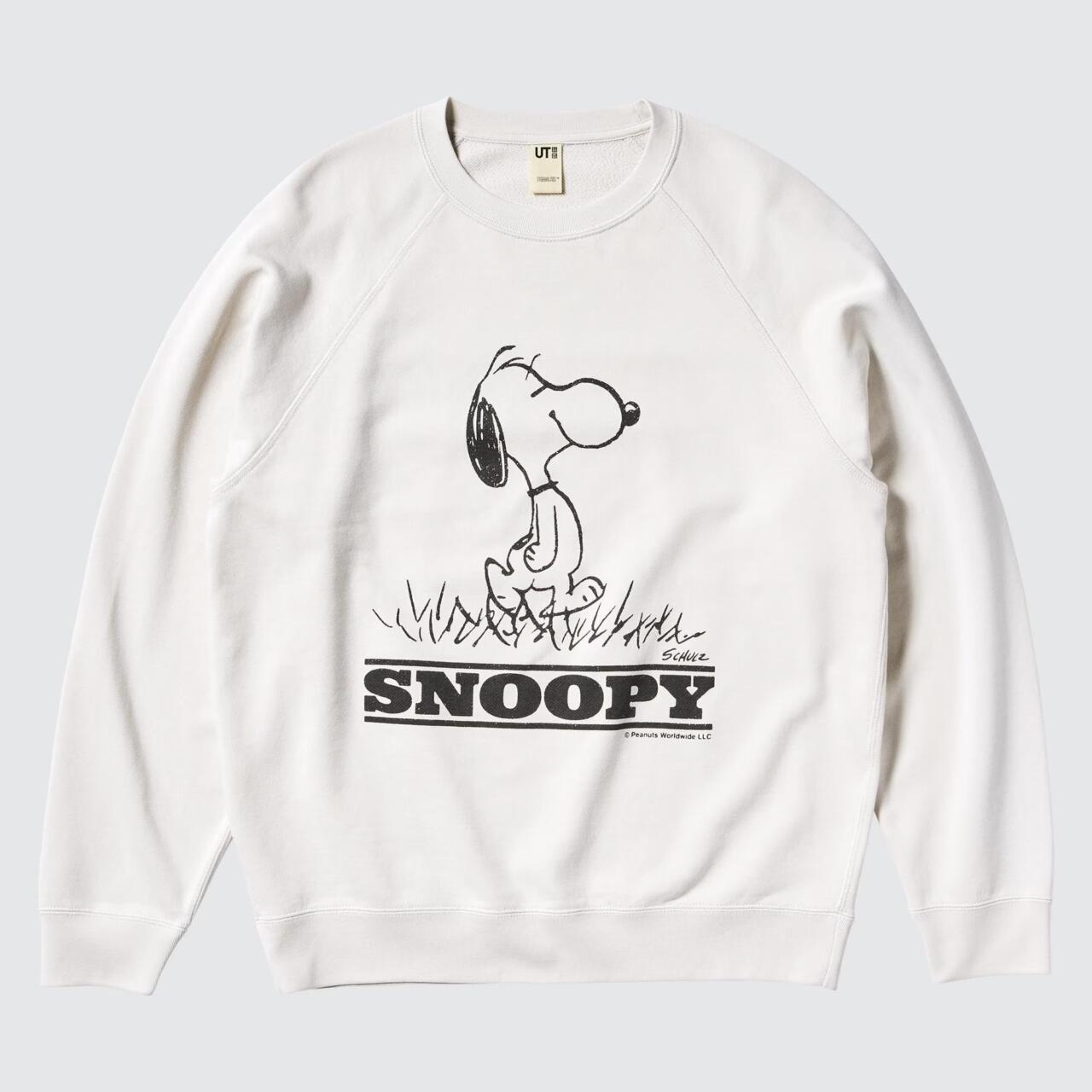 【ユニクロ×PEANUTS新作】スヌーピーやロゴが大きめでレトロおしゃれ♪秋冬カラーのTシャツでたよ！（写真 9/28） - mimot.(ミモット)