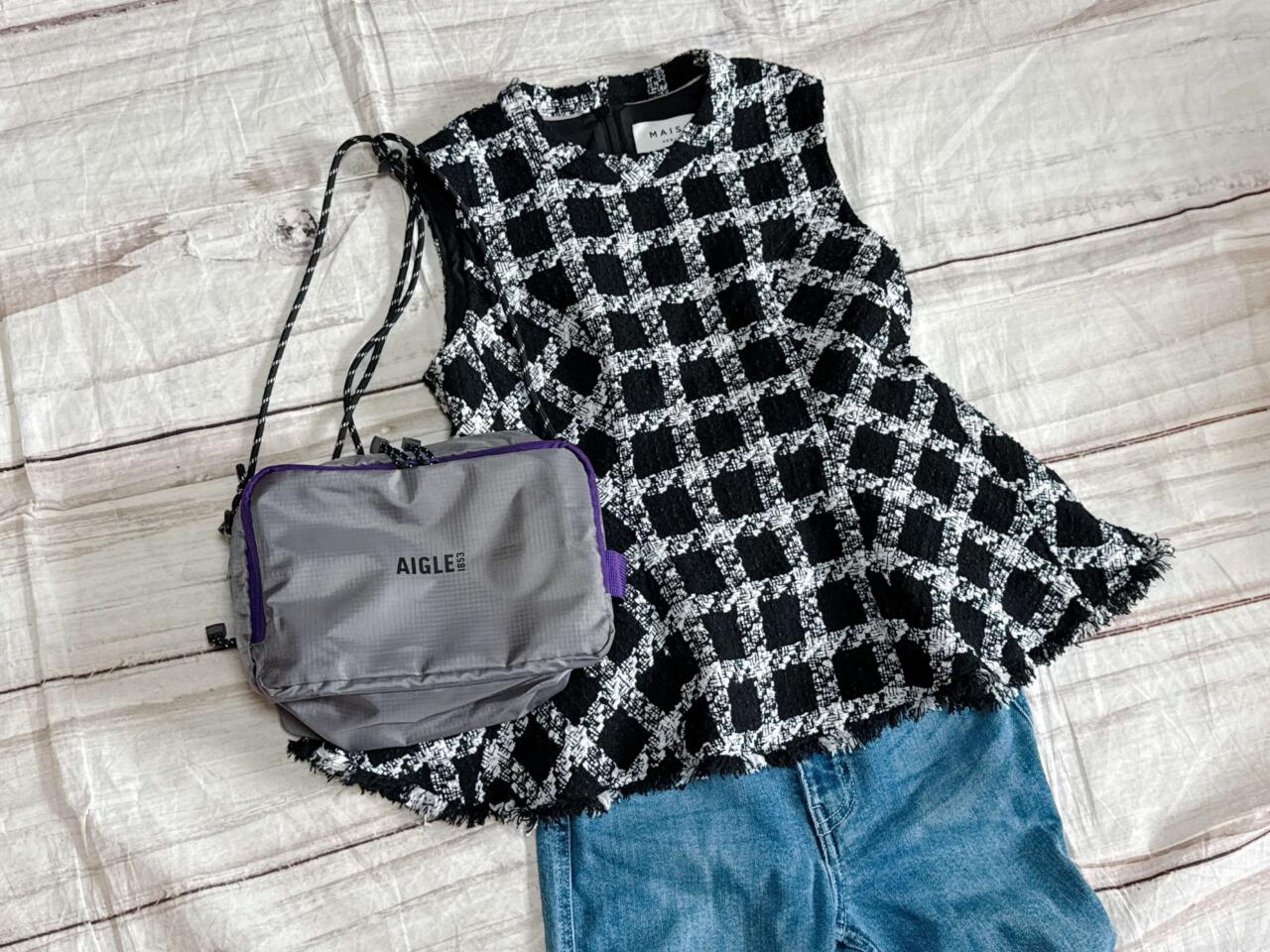 想像以上の収納力！AIGLEのバッグとしても使える「ダブルジップポーチ」付録がオシャレで便利♪（写真 26/27） - mimot.(ミモット)