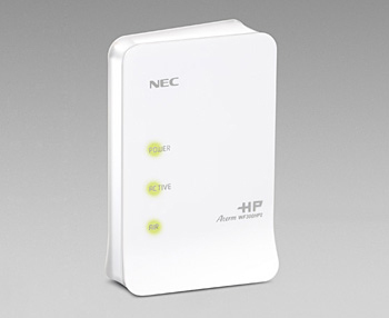 NEC、NFC対応無線LANルータ「AtermWF300HP2」、ネット接続時間コントロール機能を搭載 - ウレぴあ総研