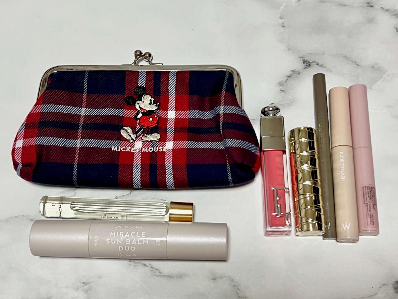 ミッキーの刺繍がオトナかわいい！横長サイズが使いやすい「がま口ポーチ」付録で登場（写真 18/25） - mimot.(ミモット)