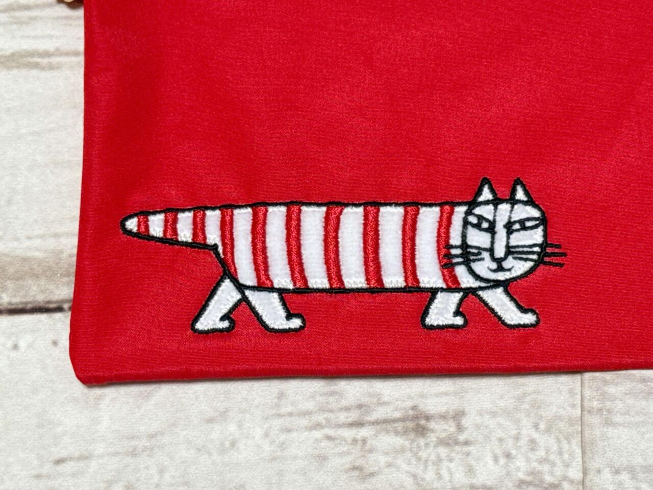 可愛すぎる大中小！リサ・ラーソン「ねこのマイキー3連ポーチ」が付録で出たよ！ストラップ付きで便利～♪（写真 10/18） - mimot.(ミモット)