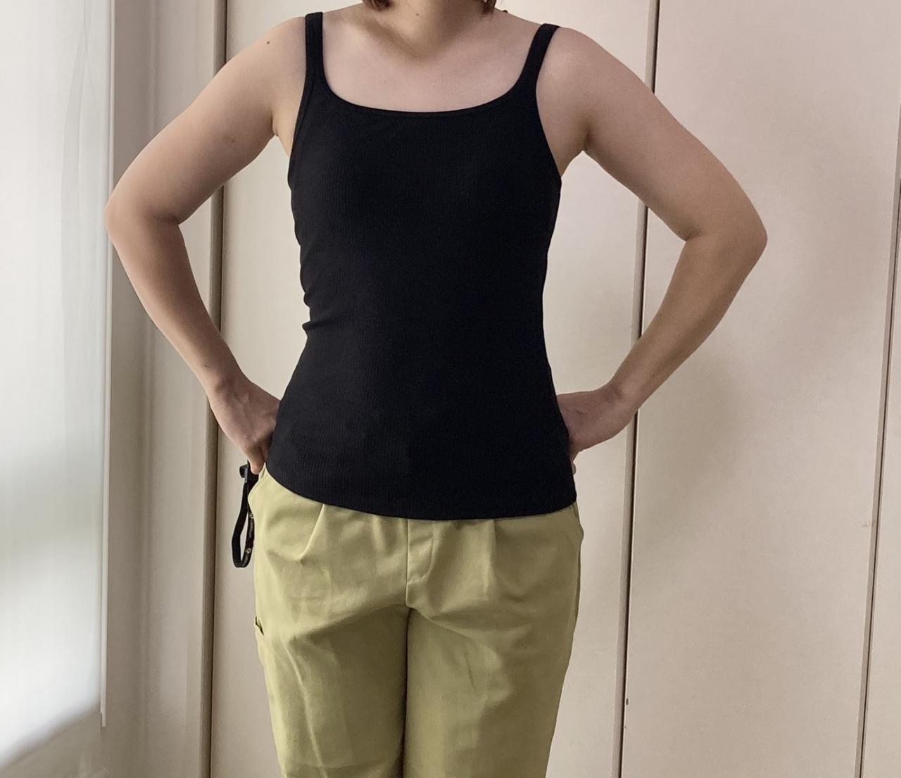 【スリコ・ユニクロ・しまむら】「ブラキャミ」徹底比較！キレイ見え＆楽ちんなのは…（写真 4/29） - mimot.(ミモット)