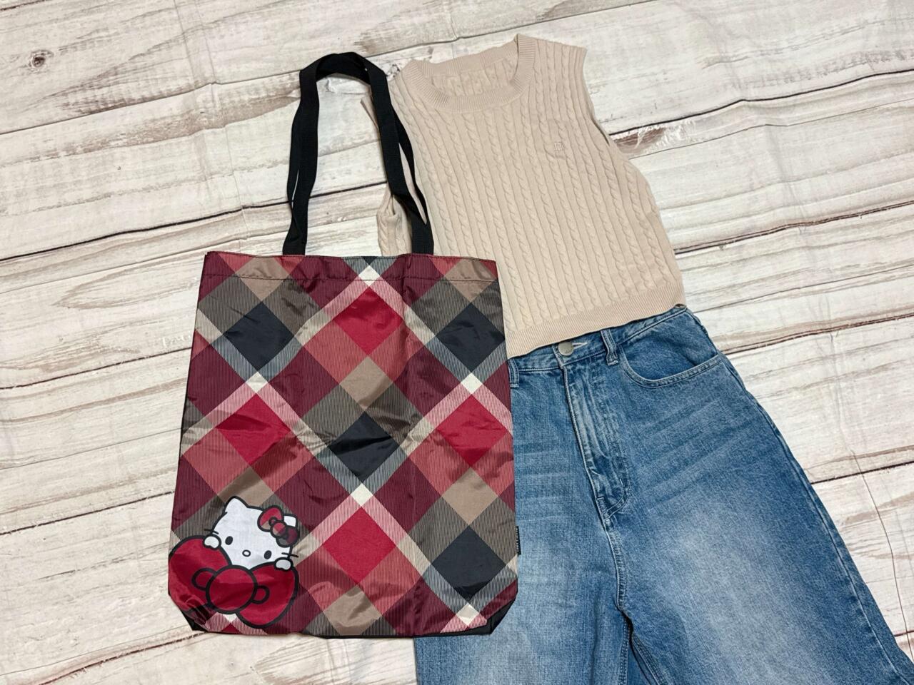 ハローキティが人気ブランドとコラボ！大人かわいいチェックのトートバッグが付録で出たよ～♪（写真 24/24） - mimot.(ミモット)