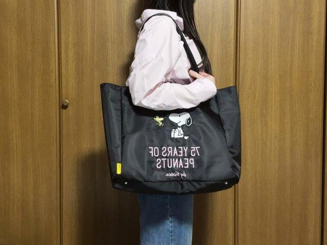 しまむらで目を奪われたスヌーピーの新作「大容量トートバッグ」高級感たっぷり＆収納5ポケットで便利♪（写真 31/33） - mimot.(ミモット)