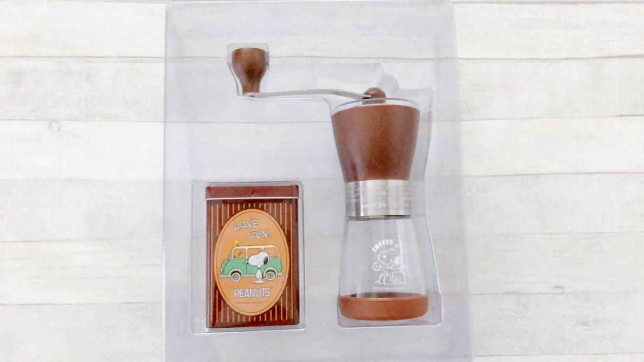 【MonoMaster×PEANUTS】スヌーピーの「コーヒーミル＆ミニ缶」付録だけど機能性 豆を挽いて珈琲飲んでみた♪（写真 7/37） - mimot.(ミモット)