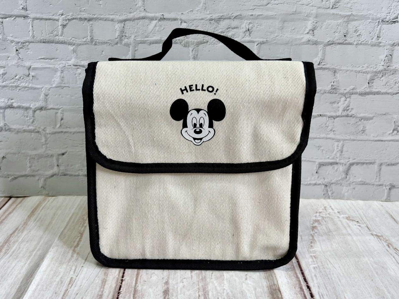 【ミッキー付録】キャンバス風「ハンドバッグ」お洒落なお弁当入れならコレ！（写真 9/28） - mimot.(ミモット)