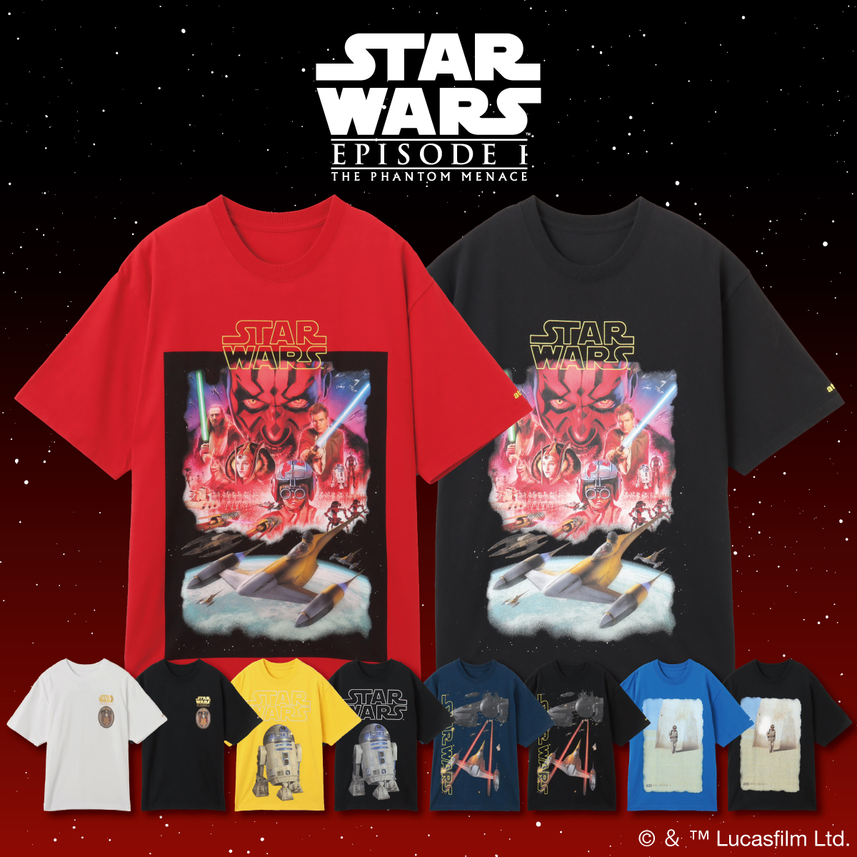 主要キャラ勢ぞろい！『スター・ウォーズ』エピソード1の新作Tシャツがエモい！（写真 44/44） - mimot.(ミモット)