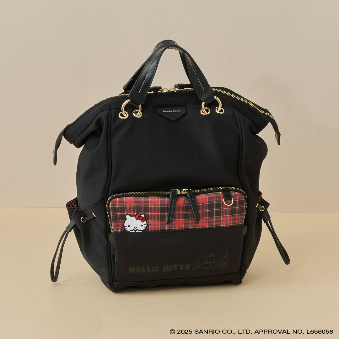 ハローキティの大人かわいいバッグやお財布、リュックが登場！少しレトロなタータンチェックがオシャレ♪（写真 5/12） - mimot.(ミモット)