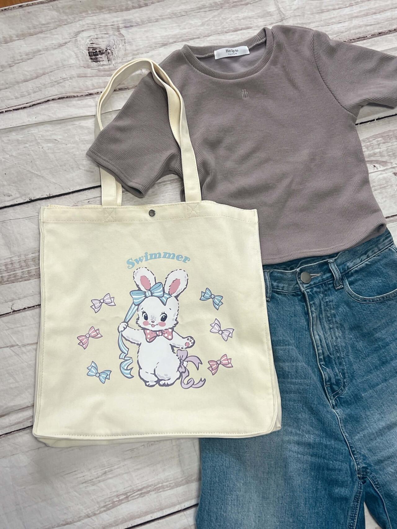 アベイル×SWIMMER新作「トート＆エコバッグ」がレトロかわいい！大人気で色欠けも…早めにチェックしてね♪（写真 22/40） - mimot.(ミモット)