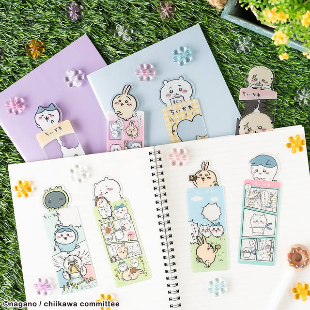 【ちいかわ・ハチワレ・うさぎ】がひょっこり♪「ブックマーク」初登場！可愛いすぎる全32種（写真 1/5） - mimot.(ミモット)