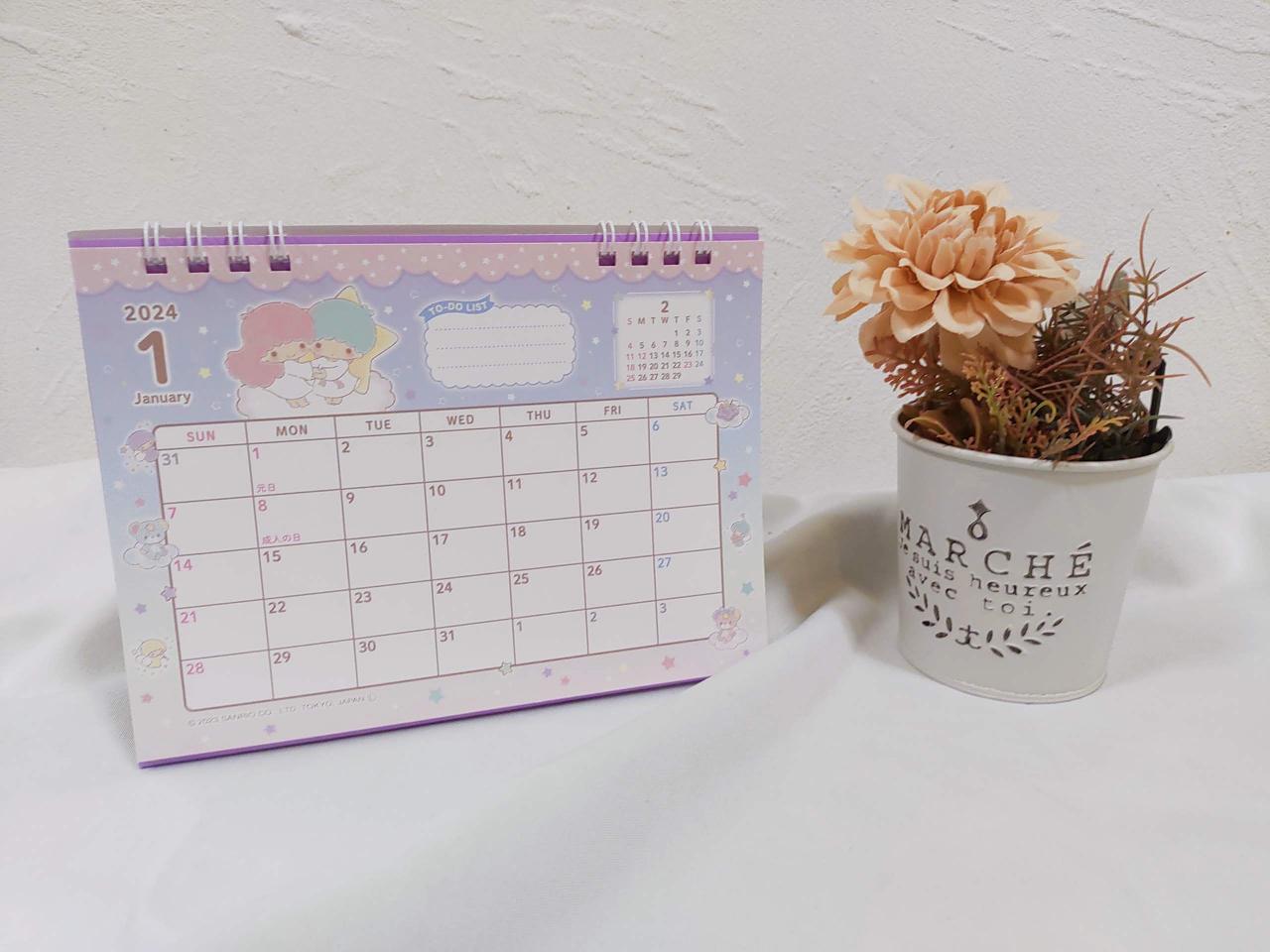 セリアで見つけた！オシャレ＆可愛い「2024年卓上カレンダー」おすすめ7選（写真 12/35） - mimot.(ミモット)