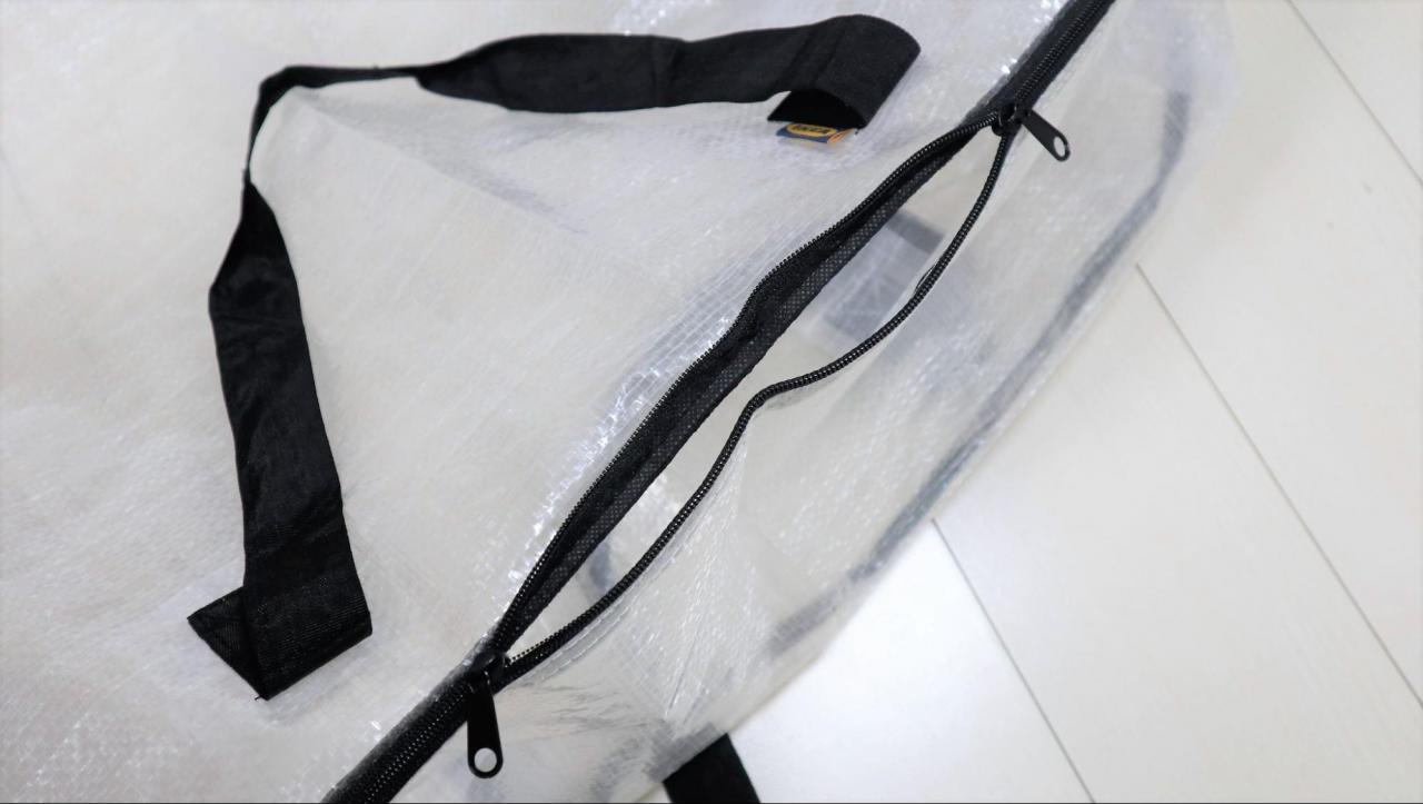 【IKEA】超ビッグサイズ！イケアの便利な収納ケース「DIMPA」で地味に困るアレも楽々保管できた件（1/3） - ハピママ*