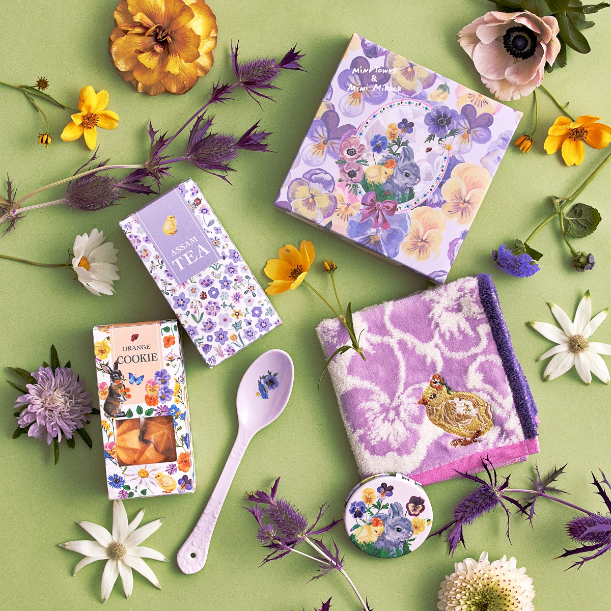 【Afternoon Tea】「お花＆うさぎ」の新グッズ登場♪ ナタリー・レテとのコラボデザインが素敵！（写真 5/15） - mimot.(ミモット)